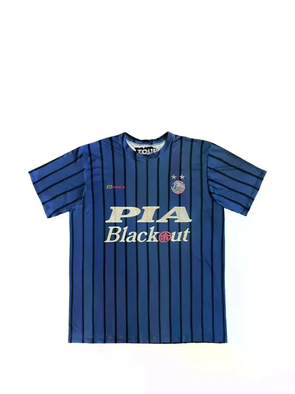 TRAVIS SCOTT Pinstriped T-shirt - Blue