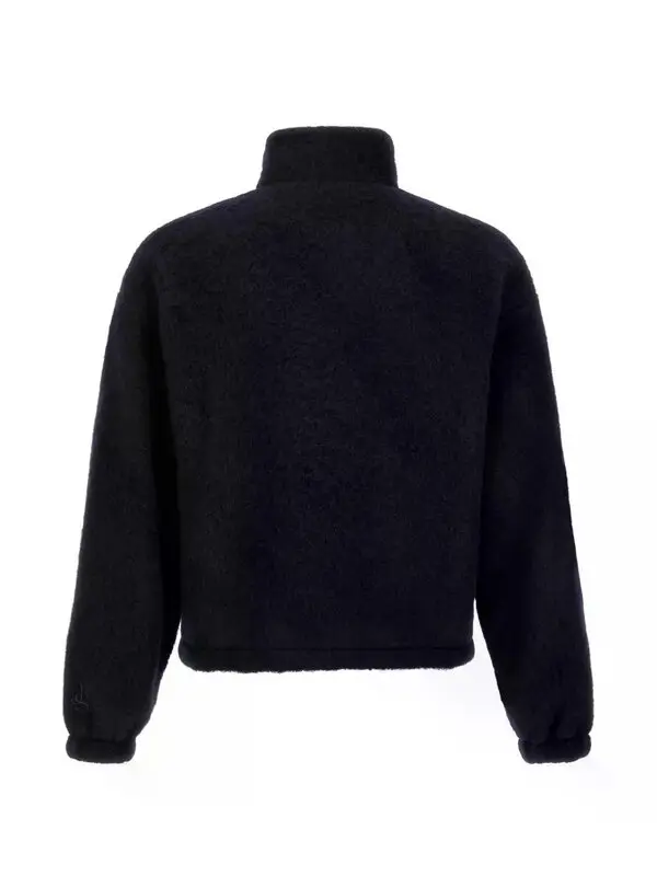 JIL SANDER Textured-knit Zip-up Cardigan