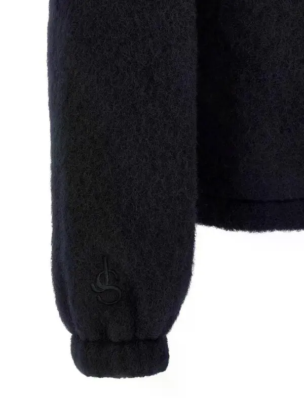 JIL SANDER Textured-knit Zip-up Cardigan
