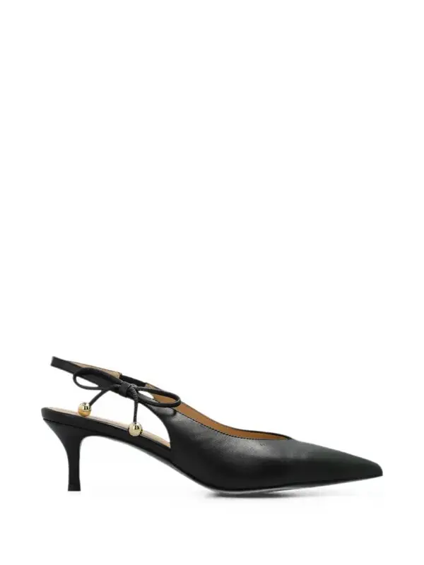 Furla Poppy Bow-detail Slingback Pumps