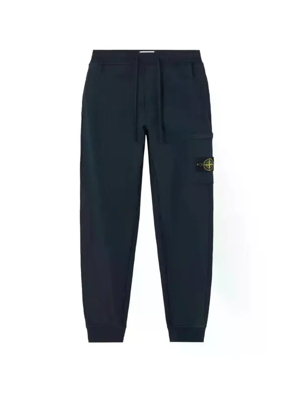 Stone Island 6200010 Organic Cotton Fleece Joggers - Blue