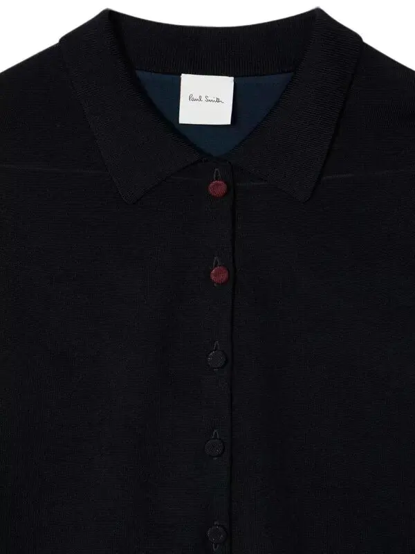 Paul Smith Merino Wool-blend Polo Shirt