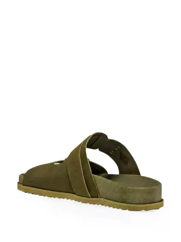 Geox Parnaiba Buckled Suede Sandals