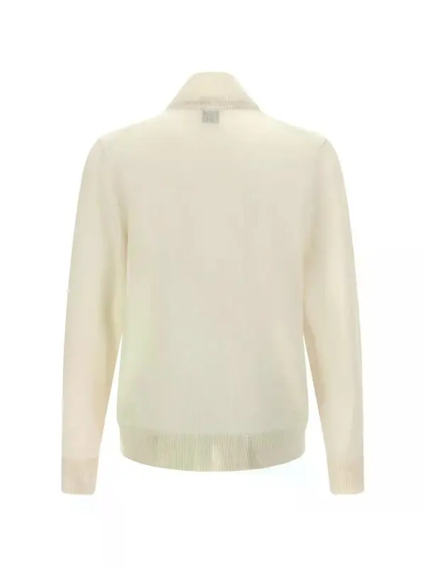 BOSS H-balonso Zip-up Virgin-wool Cardigan