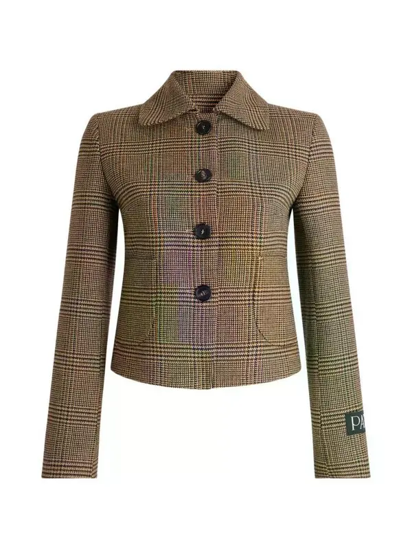 PATOU Prince Of Wales Check Tailored Jacket