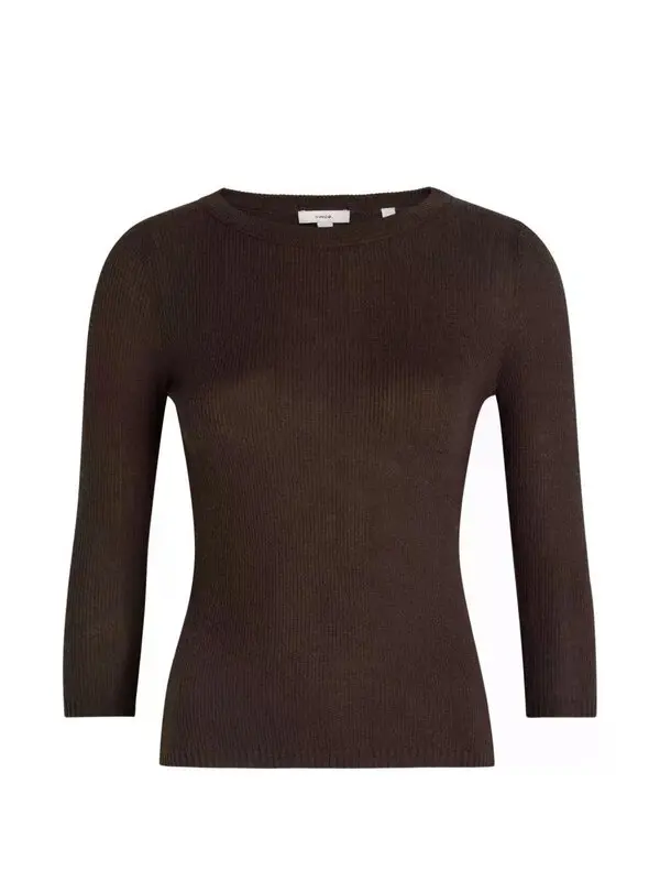 Vince Ribbed-knit Boat-neck Sweater