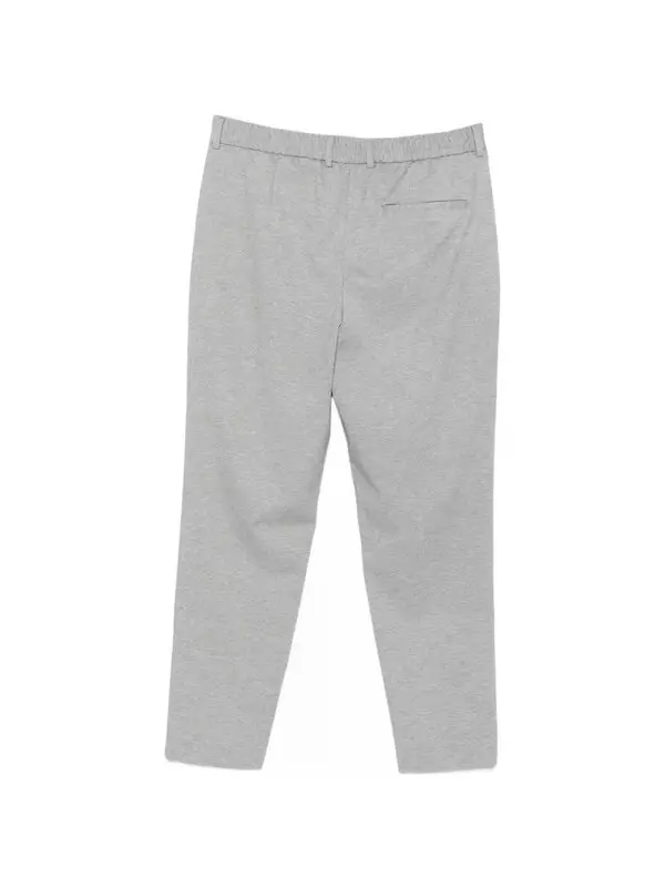 BOSS Elasticated-waistband Trousers - Grey