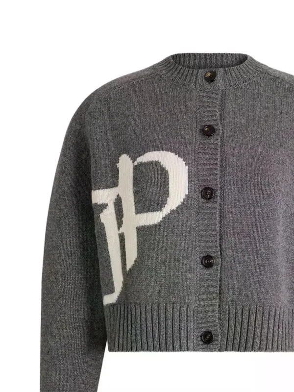 PATOU Jp Logo-intarsia Cardigan