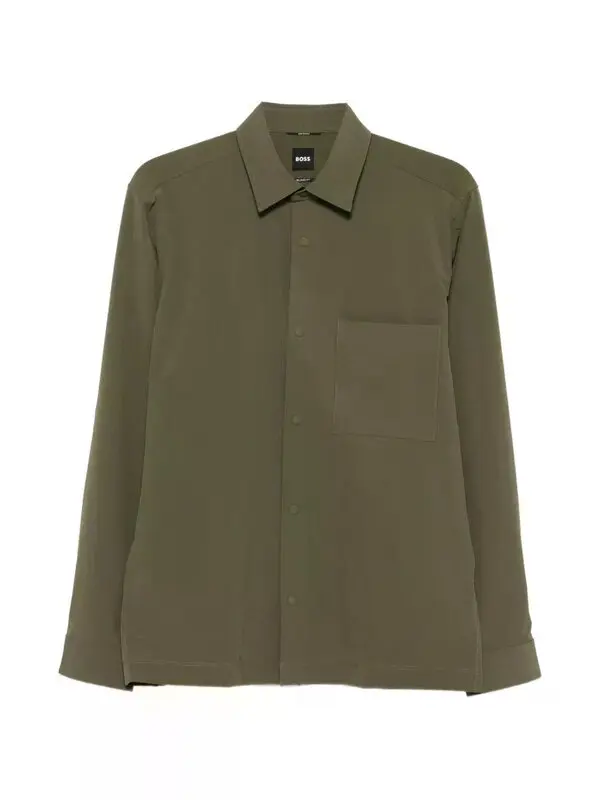 BOSS Chest-pocket Press-stud Shirt