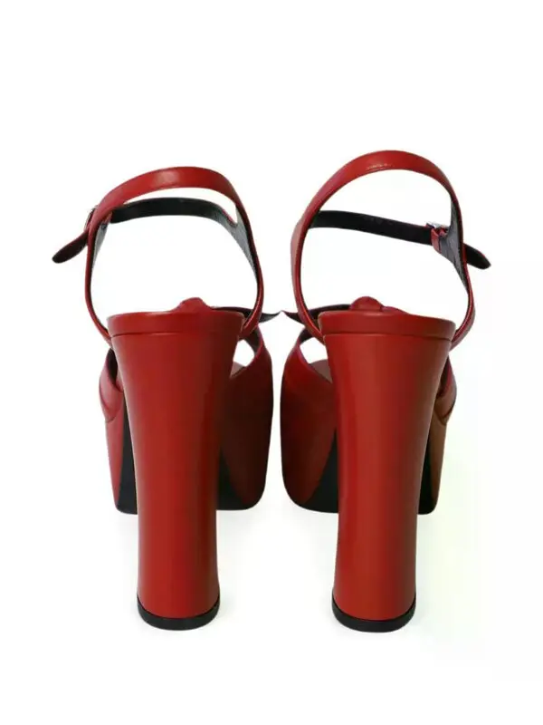 Saint Laurent Candy Bow Platform Sandals