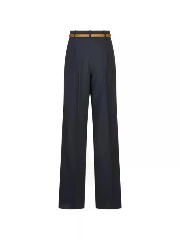Max Mara Adunco Belted Cotton Trousers
