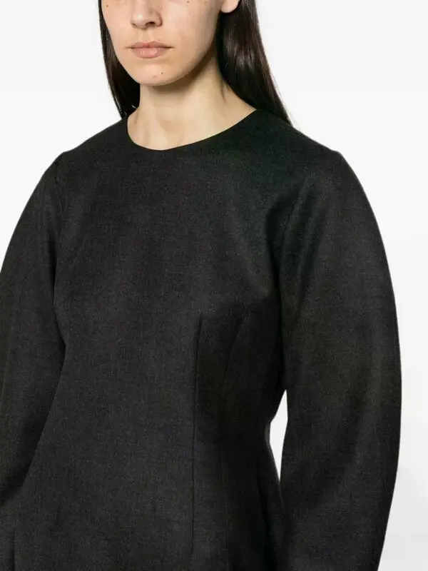 P.a.r.o.s.h Crew-neck Midi Dress