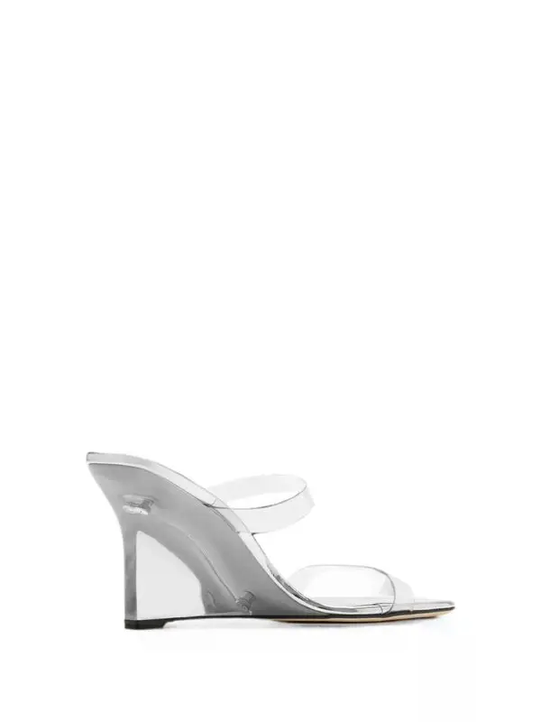 STUART WEITZMAN Transparent-strap Wedge Sandals