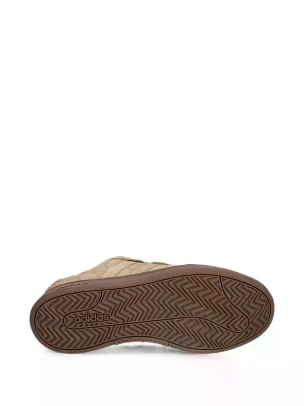 Adidas Ground Court Alpha Suede Panelled Sneakers