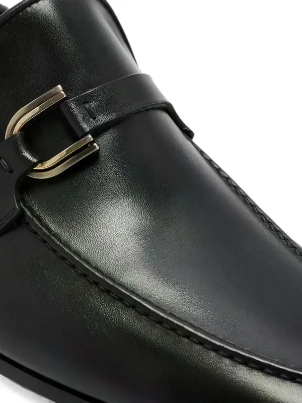 Magnanni Buckled Leather Loafers
