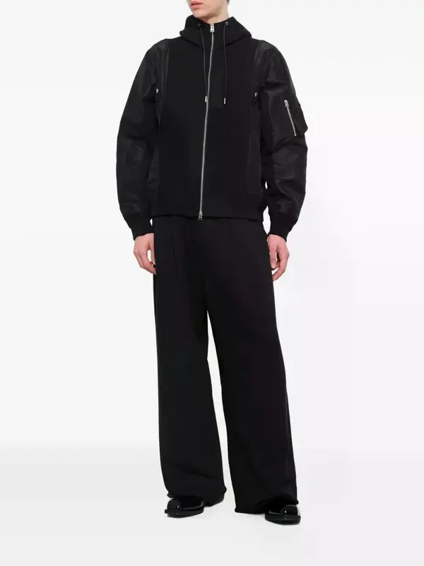 Sacai Panelled Sponge Sweat Hoodie