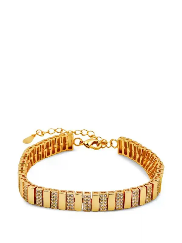 LADY D WORLD Auric Tennis Bracelet - Gold