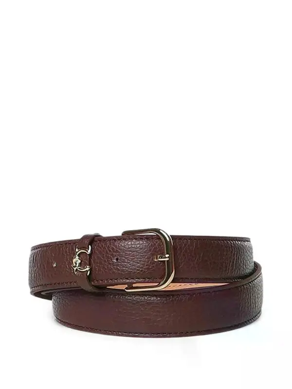 COCCINELLE Metal Loop Logo-plaque Belt