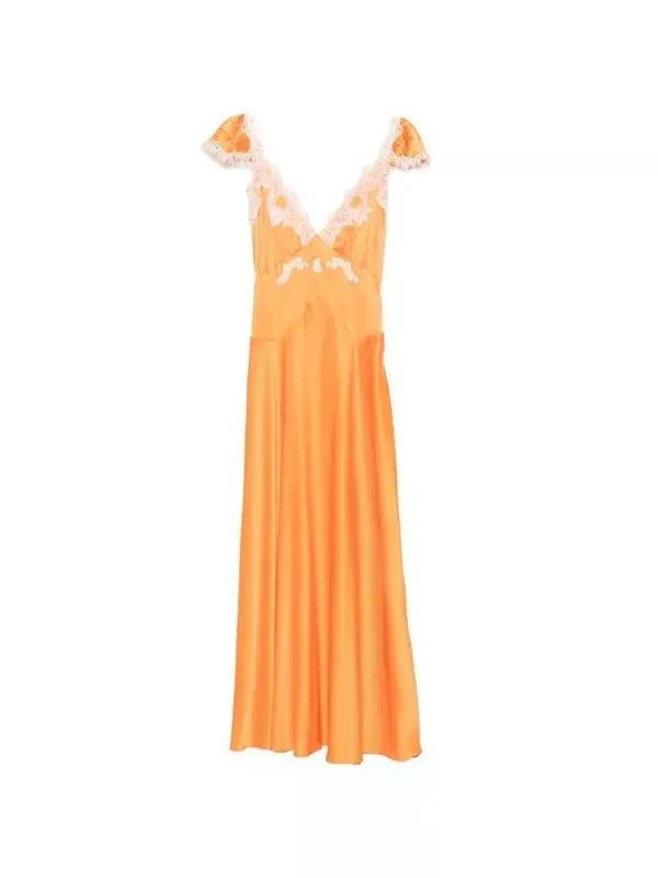 DÔEN Fiona Midi Dress - Orange
