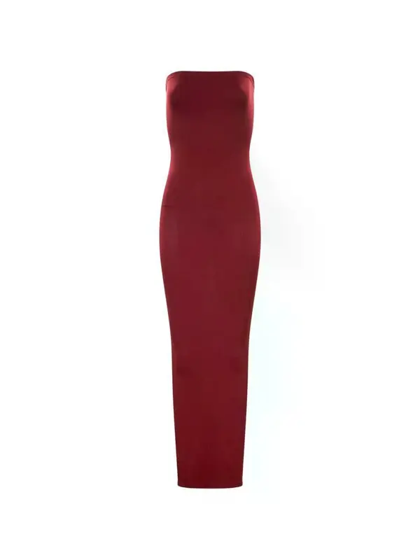 Wolford Fatal Strapless Slim-fit Maxi Dress - Red