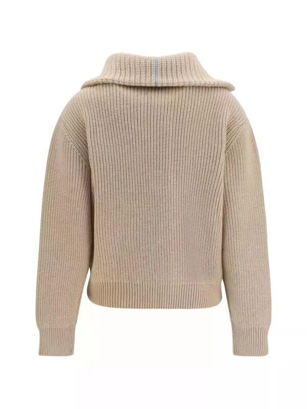 Malo Ribbed Quarter-zip Sweater