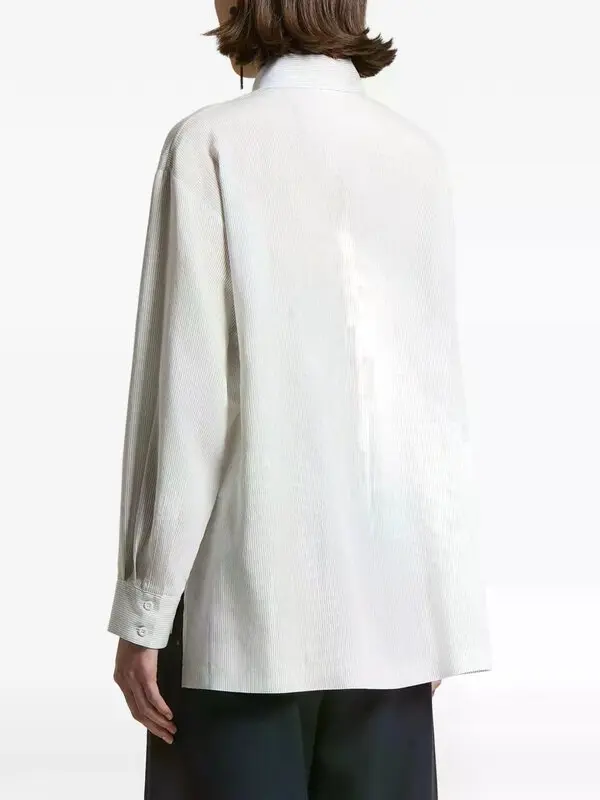 Peserico Striped Patch-pocket Shirt