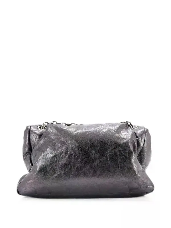 Balenciaga Monaco Chain Flap Leather Medium Shoulder Bag