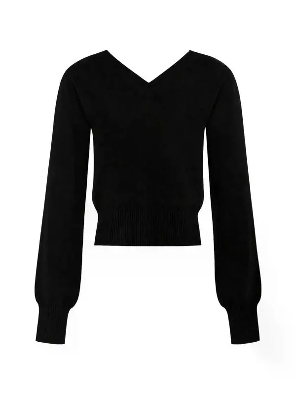 VIVIENNE WESTWOOD Beatrice V-neck Sweater - Black