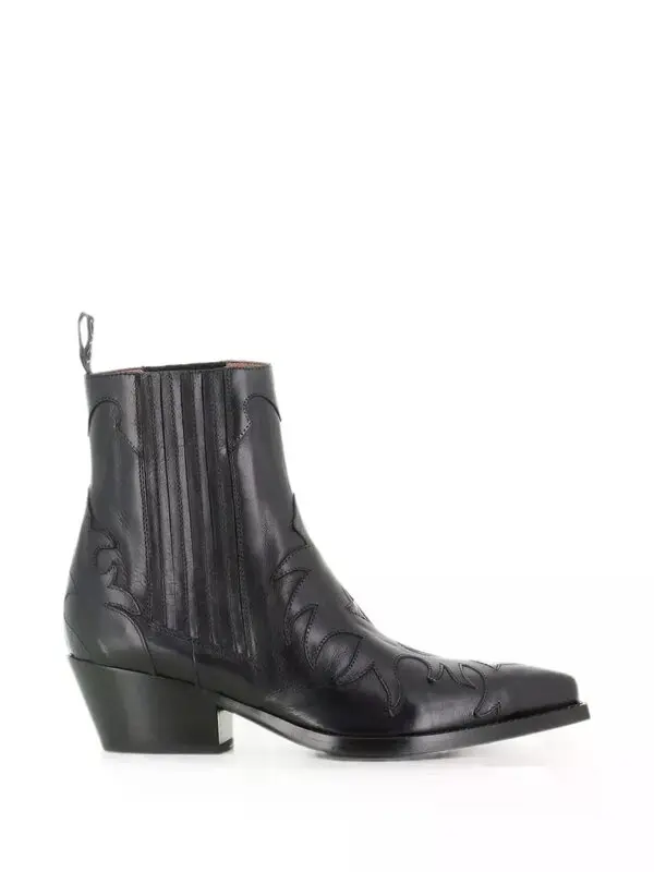 Sartore Pointed-toe Chelsea Boots - Black