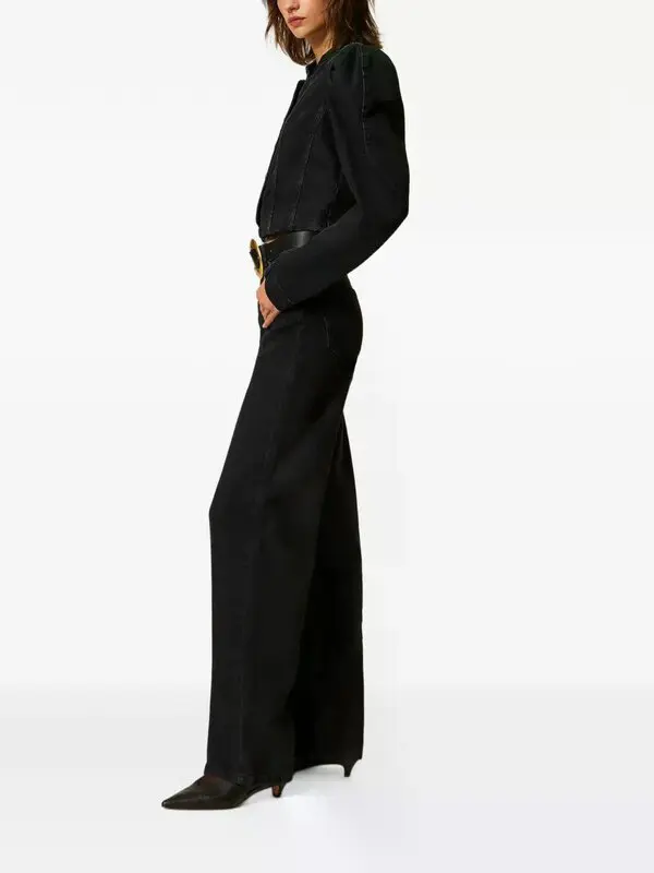 TWINSET Wide-leg Jeans With Five Pockets