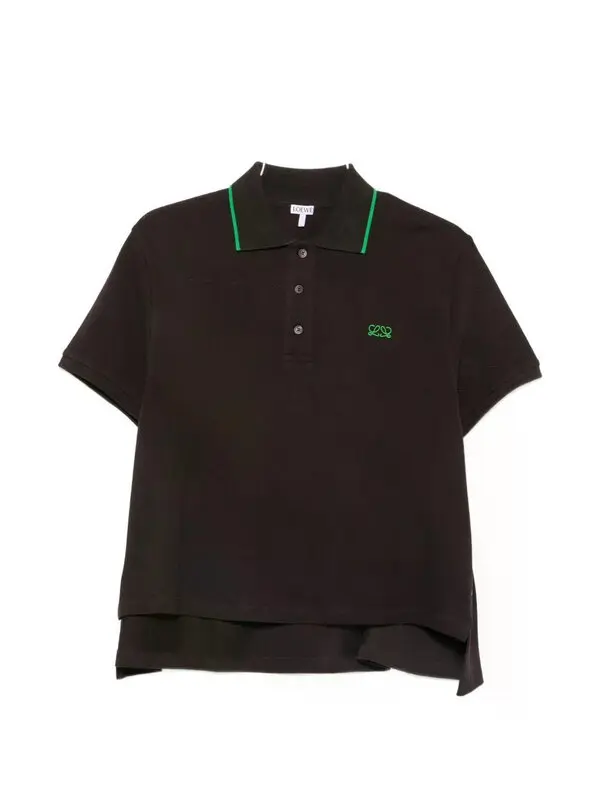 Loewe Logo-embroidered Tipped Polo Shirt