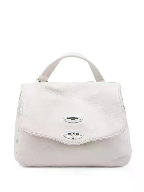 ZANELLATO Stud-embellished Leather Tote Bag