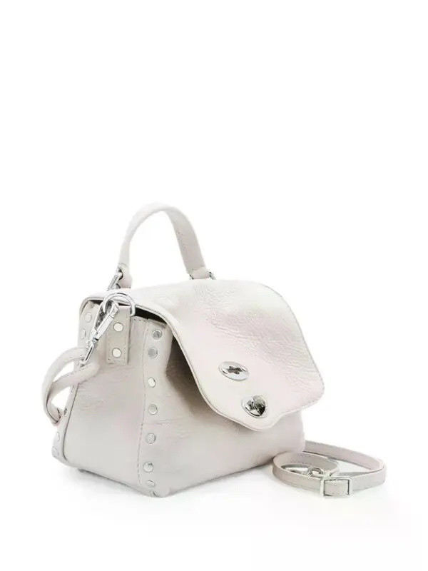 ZANELLATO Stud-embellished Leather Tote Bag