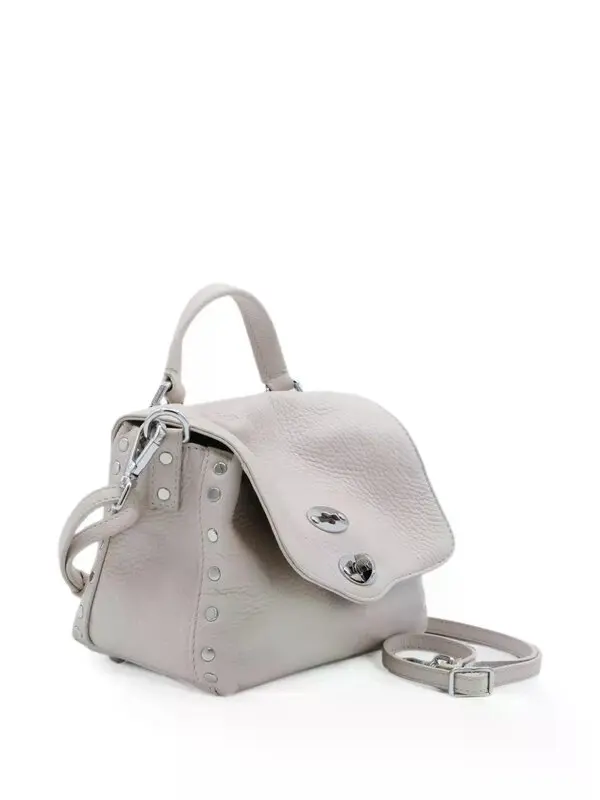 ZANELLATO Stud-embellished Leather Tote Bag
