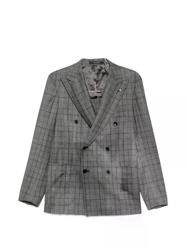 Tagliatore Check-pattern Double-breasted Suit
