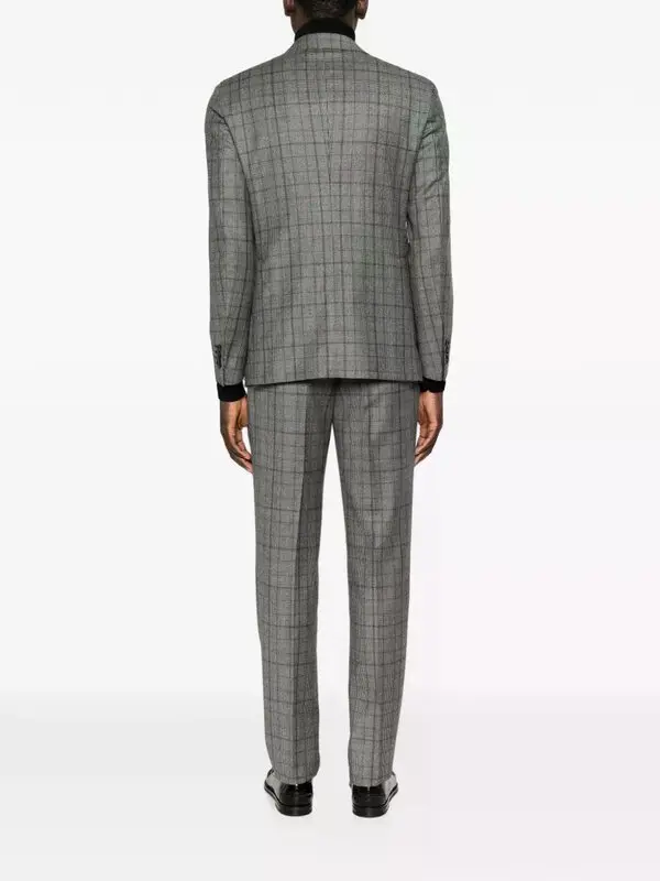 Tagliatore Check-pattern Double-breasted Suit