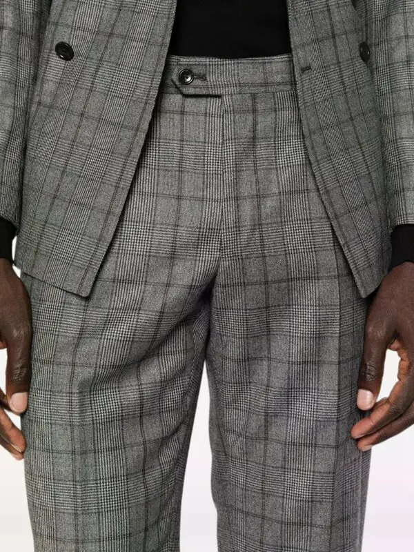 Tagliatore Check-pattern Double-breasted Suit