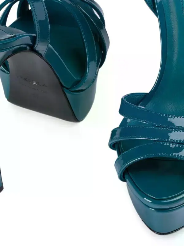 LE SILLA Lola Patent Leather Sandals