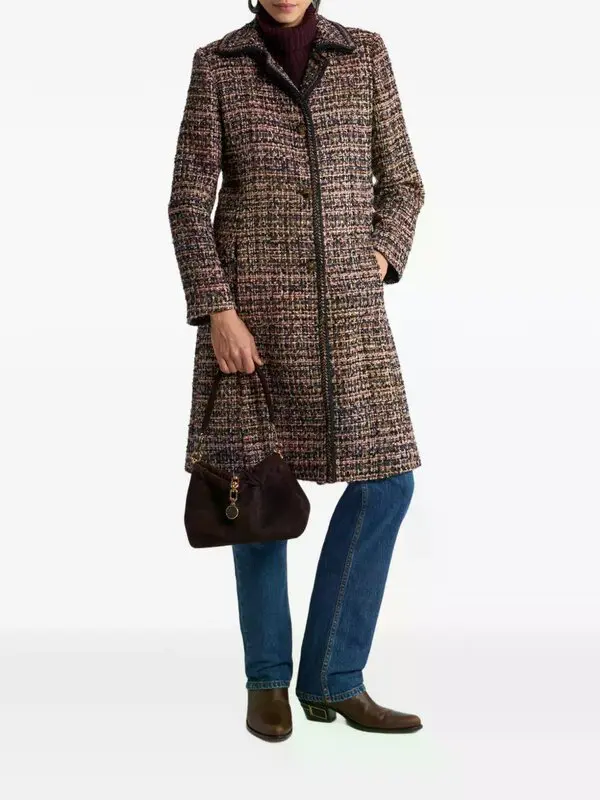 Etro Multicoloured Tweed Coat
