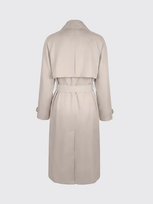 THE FRANKIE SHOP Double Breasted Belted Trench Coat