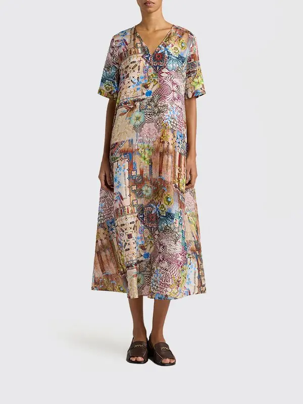 Momoni Printed Midi Dress