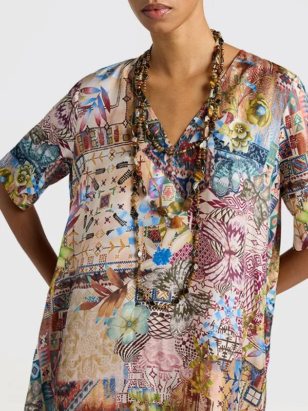 Momoni Printed Midi Dress