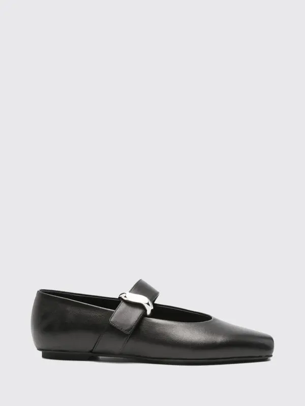 Emporio Armani Mary Jane Ballet Flats - Black