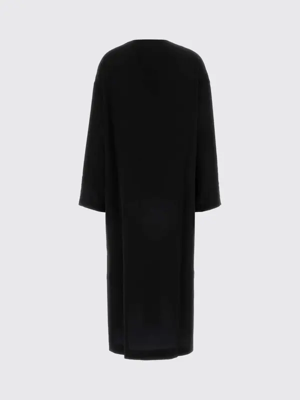 THE ROW Long Sleeve V-neck Maxi Dress
