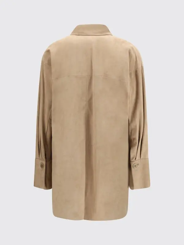 SALVATORE SANTORO Suede Shirt - Earth