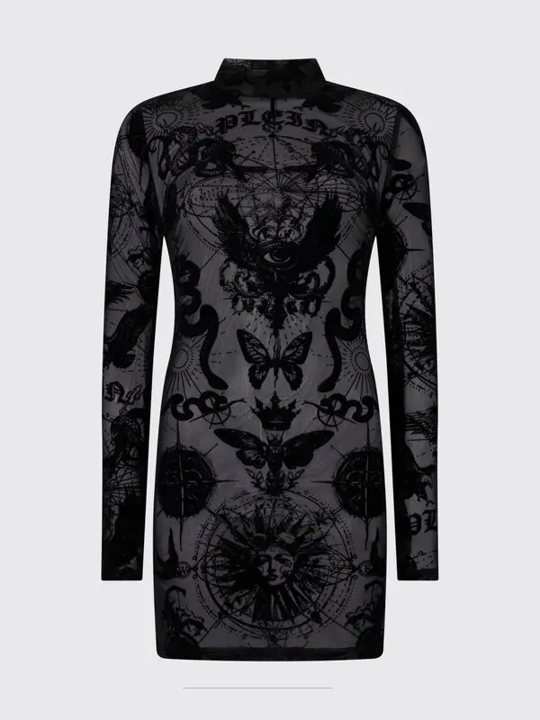 Philipp Plein Graphic Print Mini Dress