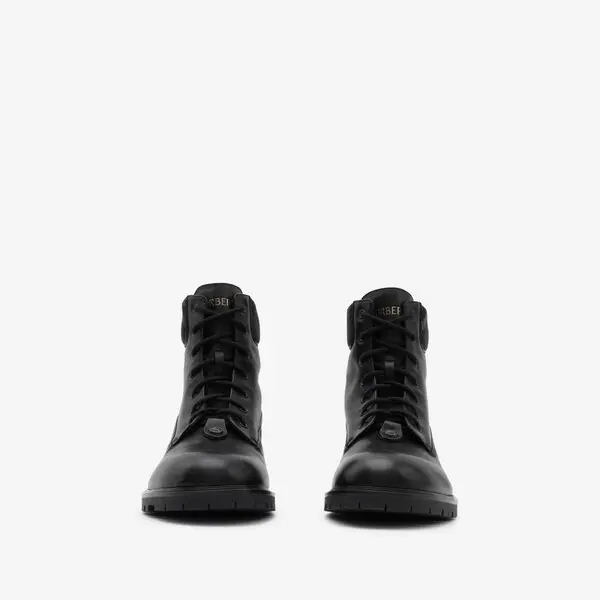 Burberry Leather Durham Boots