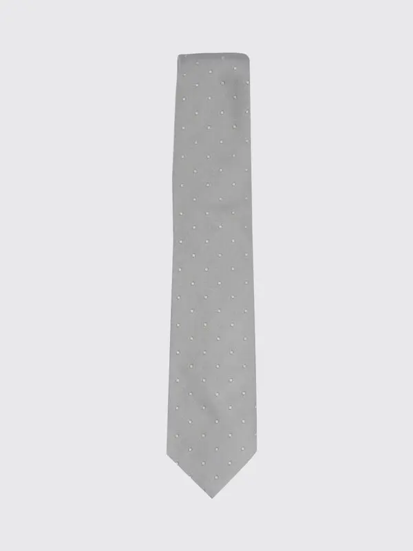 TOM FORD Polka Dot Silk Neck Tie - Silver