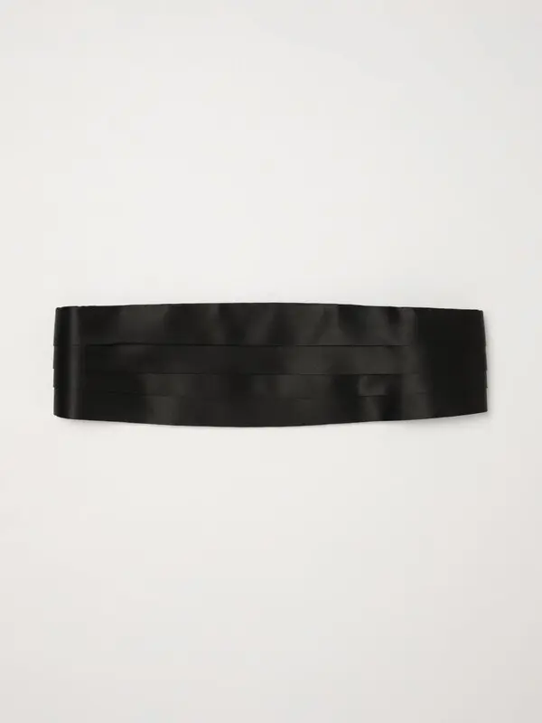 Brioni Cummerbund Belt - Black