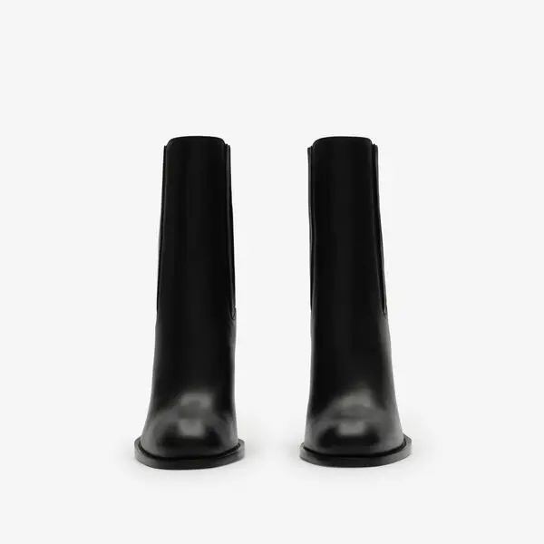 Burberry Leather Pillar Ankle Boots